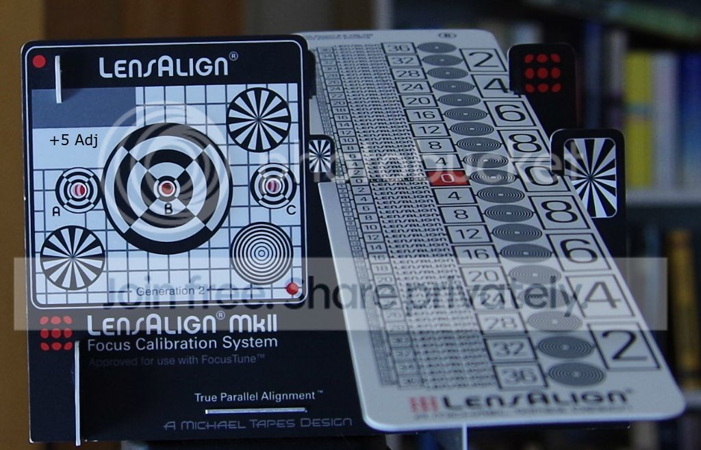 LensAlign MkII Focus Calibration System up for loan - Page 7 ...
